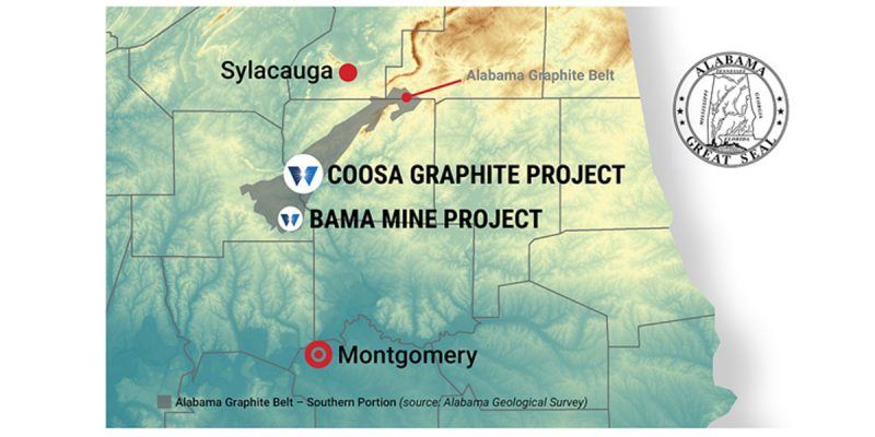 Westwater Resources invests $202M in phase one of Coosa Graphite ...